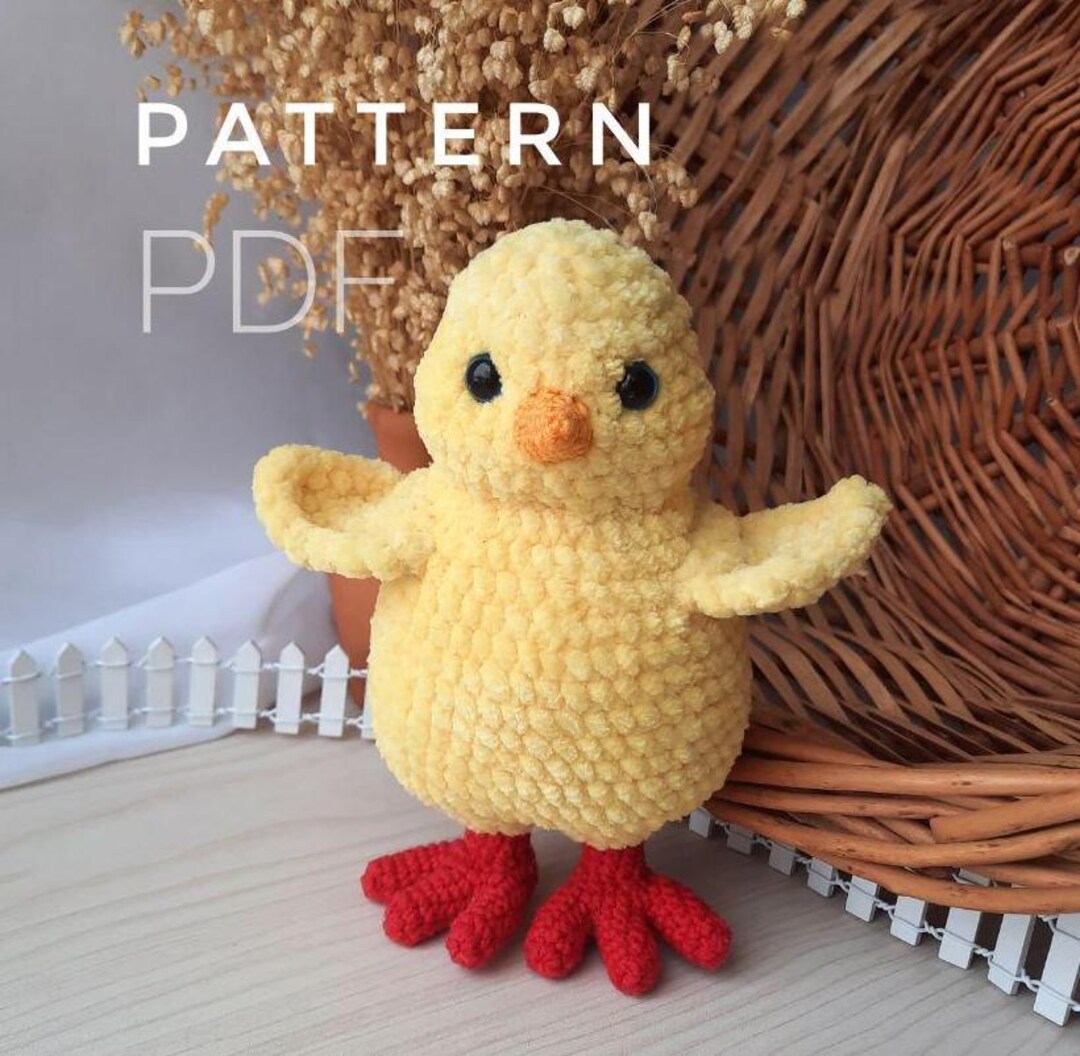 Crochet Chicken Pattern: Rooster and Hen Toy (PDF Pattern) - Etsy