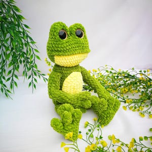 Crochet Frog Pattern: Amigurumi Plush Toy (PDF Tutorial) - Etsy