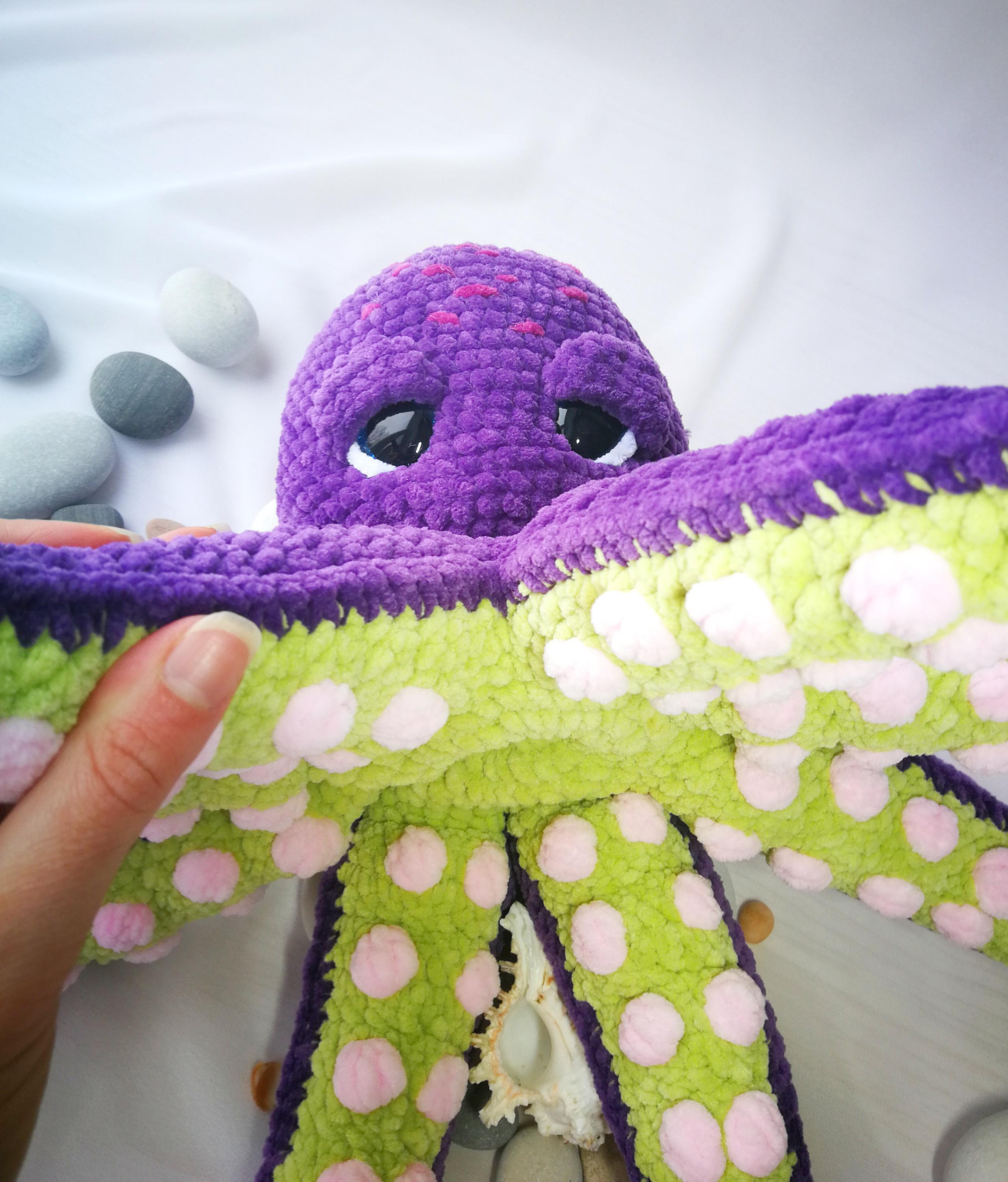 Crochet Octopus Pattern: Amigurumi Kawaii Plush Toy (PDF Tutorial) - Etsy
