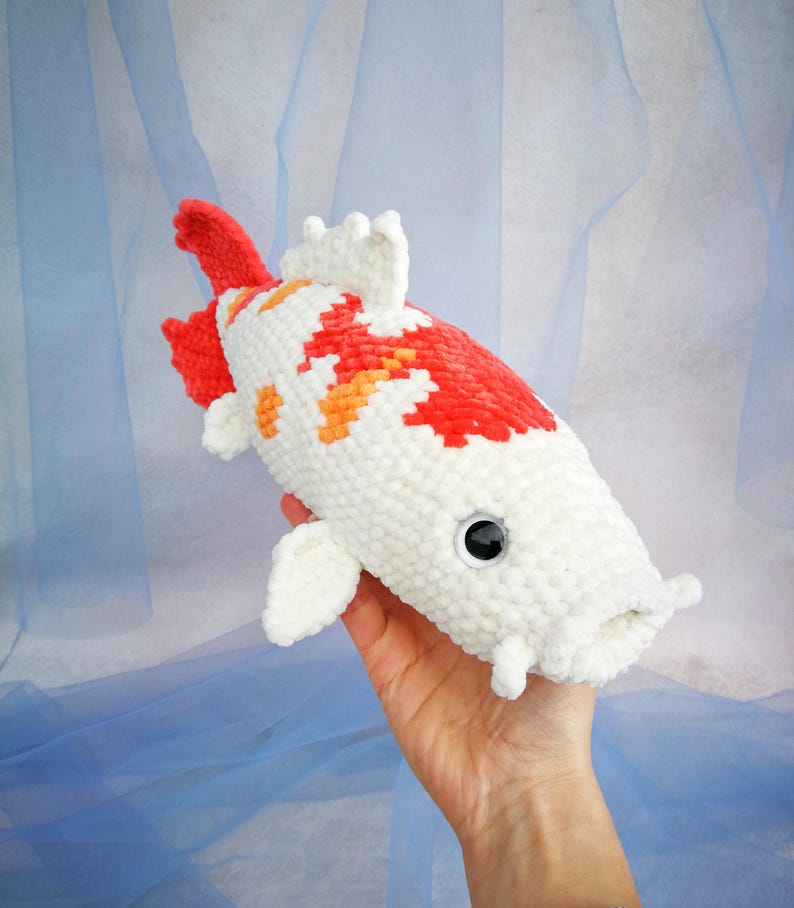 Crochet Koi Fish Pattern: Amigurumi Ocean Creature (PDF Pattern) - Etsy