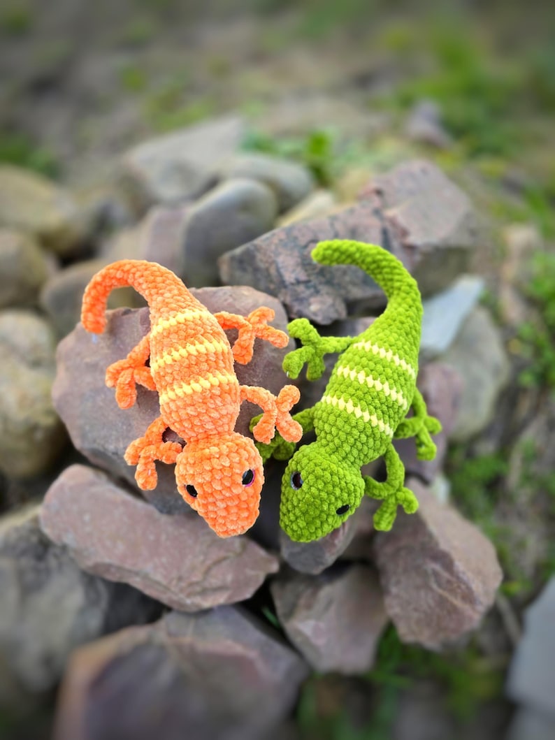 Crochet Lizard Pattern: Amigurumi Salamander Toy (PDF Pattern) - Etsy
