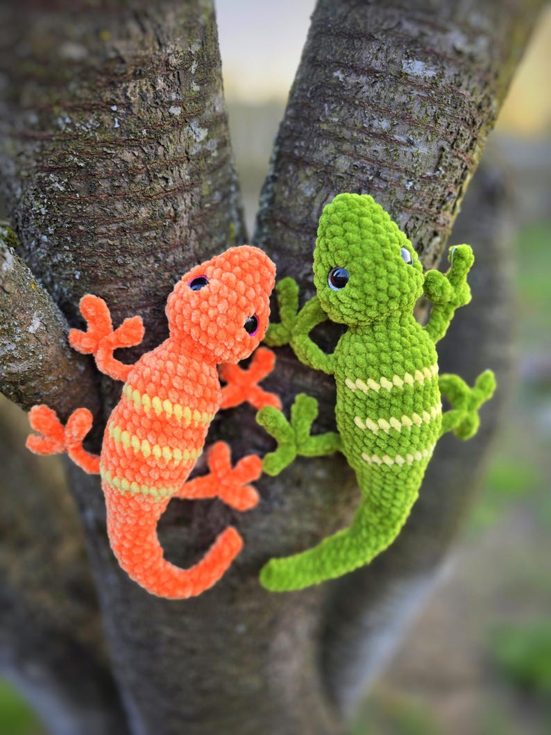 Crochet Lizard Pattern: Amigurumi Salamander Toy (PDF Pattern) - Etsy