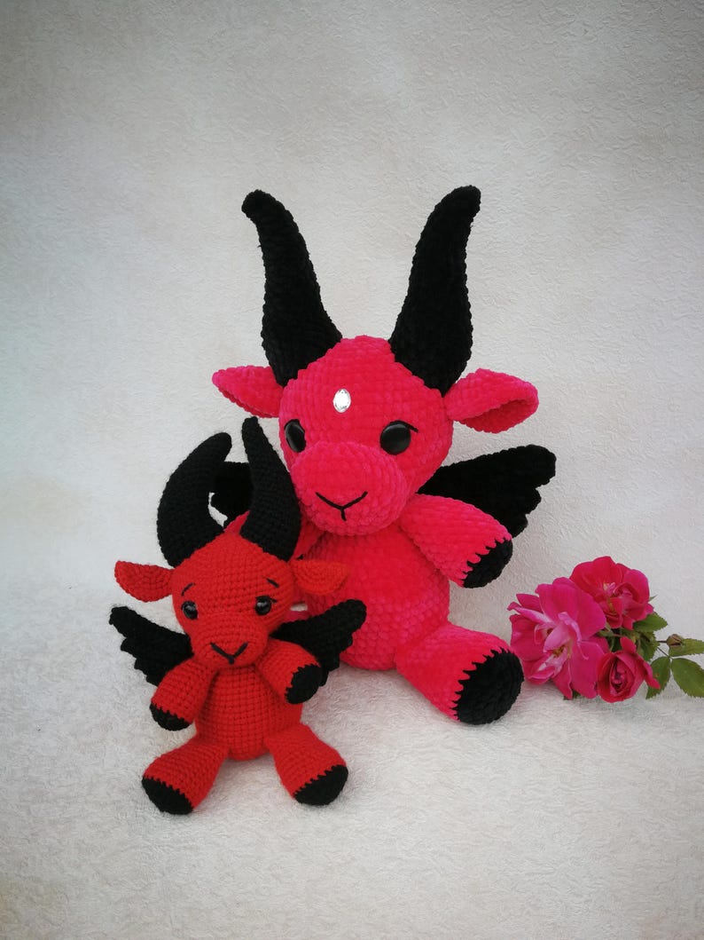 Baphomet Crochet Pattern: Plush Devil Cow Amigurumi (PDF Pattern) - Etsy