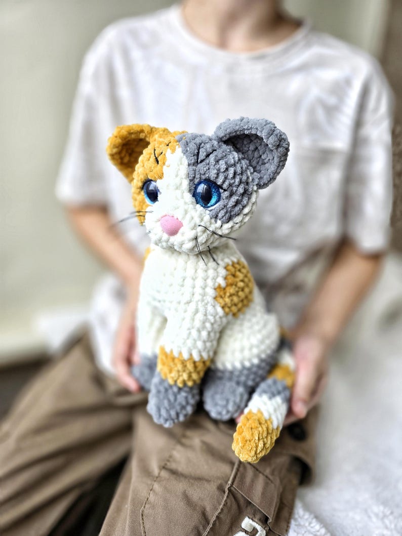 Crochet Dog and Cat Pattern: Amigurumi Puppy and Kitty Soft Toy - Etsy