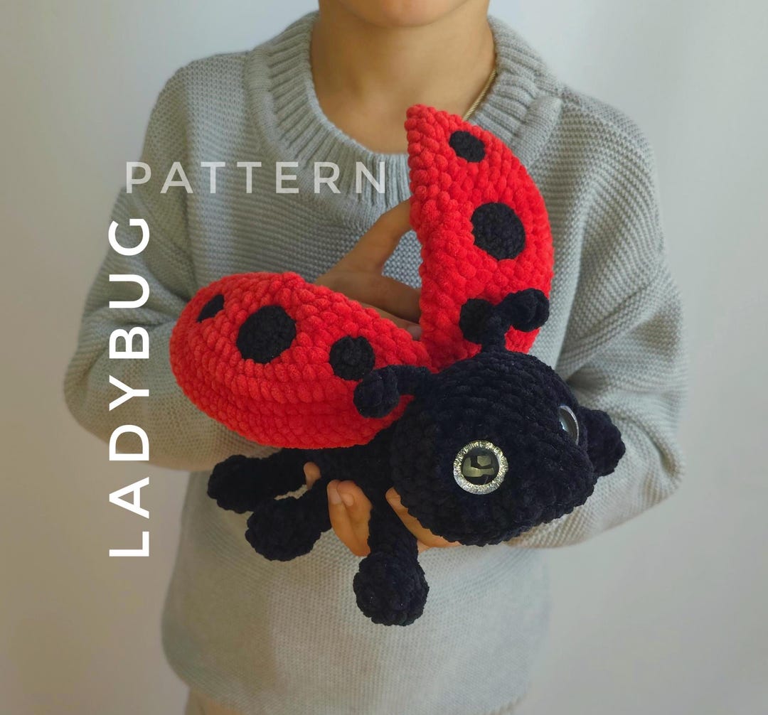 Amigurumi Ladybug Crochet Pattern, Cute Beetle Toy (PDF Pattern) - Etsy UK