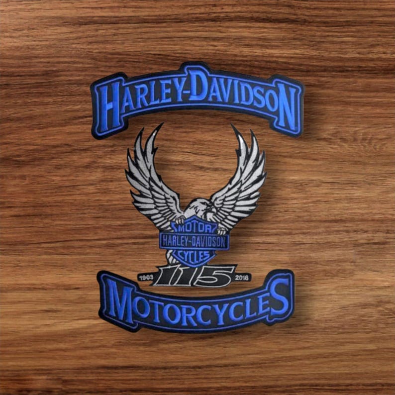 Harley Davidson Patches | Iron-on & Sew-on Vests and Jackets Eagle ...