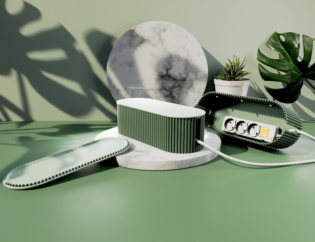 Cable & Power Strip Organizer Box - 3D Printer File - Etsy