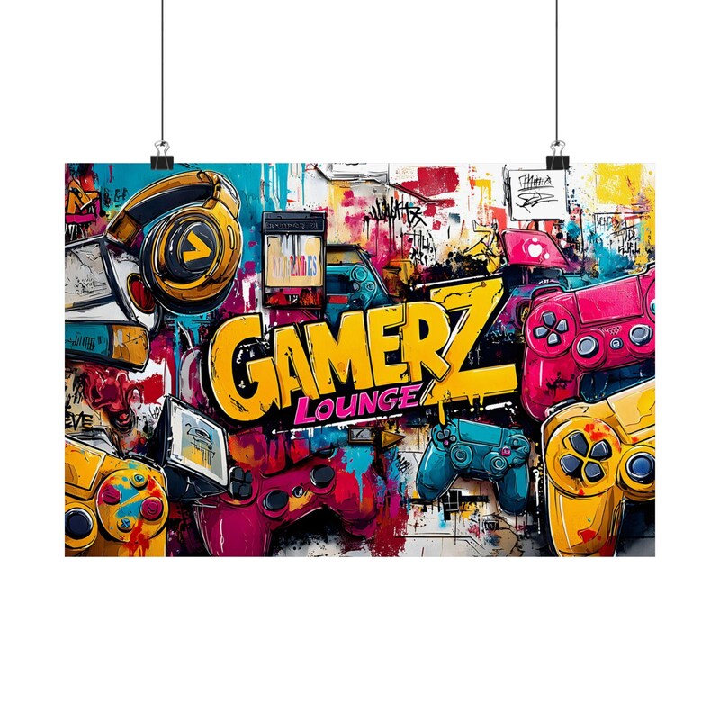 Gaming Lounge Posters - Etsy