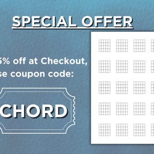 Printable Blank Guitar Chord Boxes Template | A4 & US Letter Sizes ...