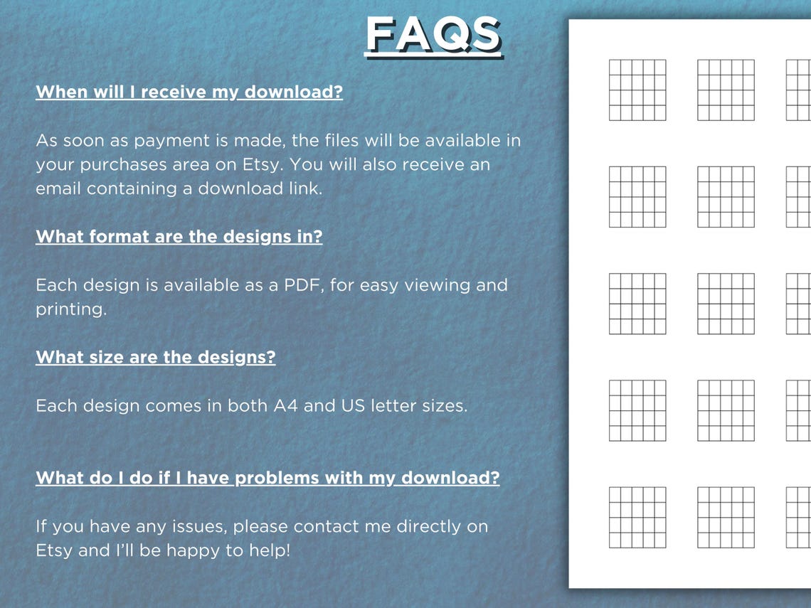Printable Blank Guitar Chord Boxes Template | A4 & US Letter Sizes ...