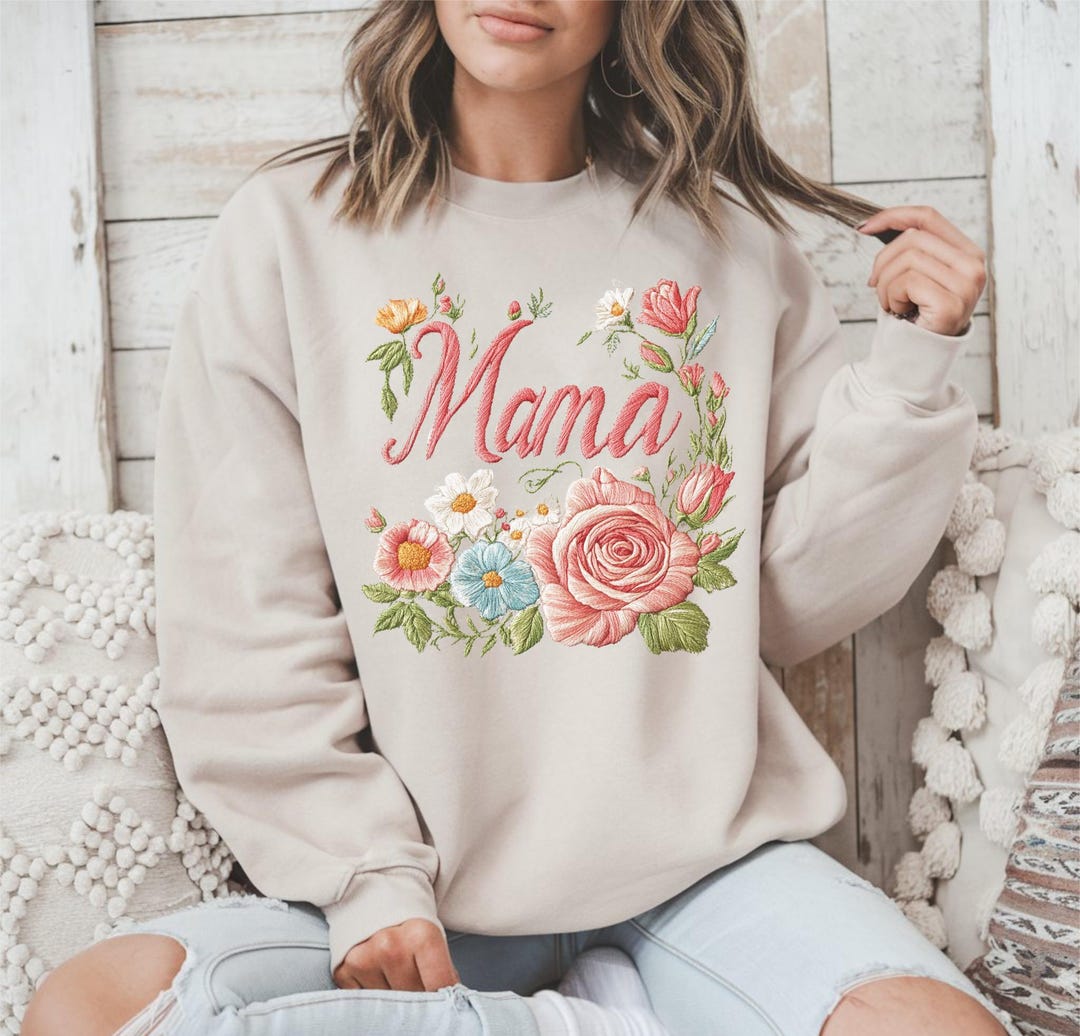 Preppy Mama Png, Cute Mama Png, Floral Mama Png, Mothers Day Png, Mama ...