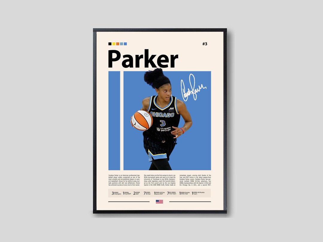Candace Parker Poster, USA, Las Vegas Aces, Poster - Etsy