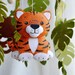 Tiger Pattern PDF Felt - Etsy