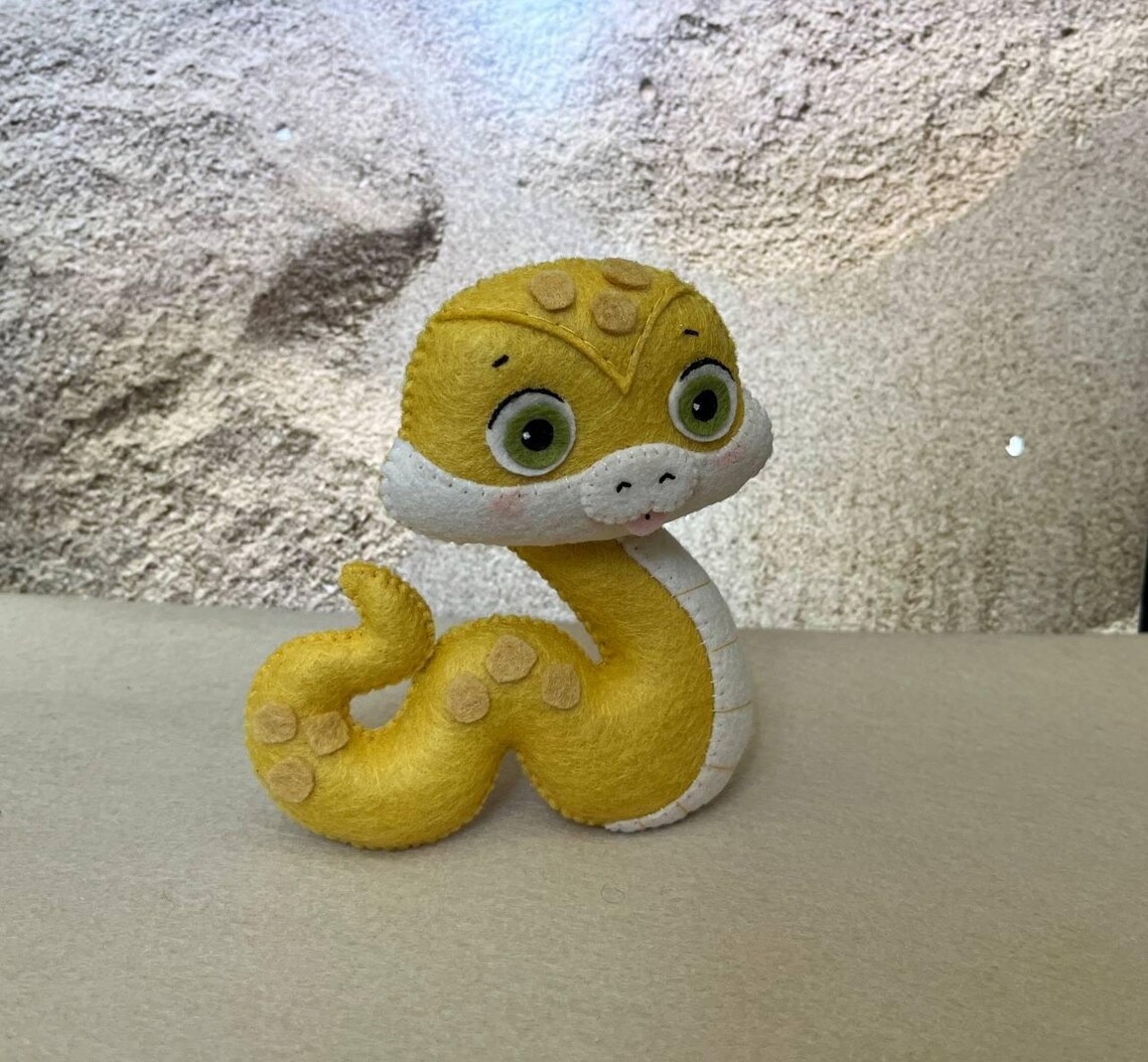 Snake Felt Pattern in PDF Format / Christmas Ornament Felt Pattern ...