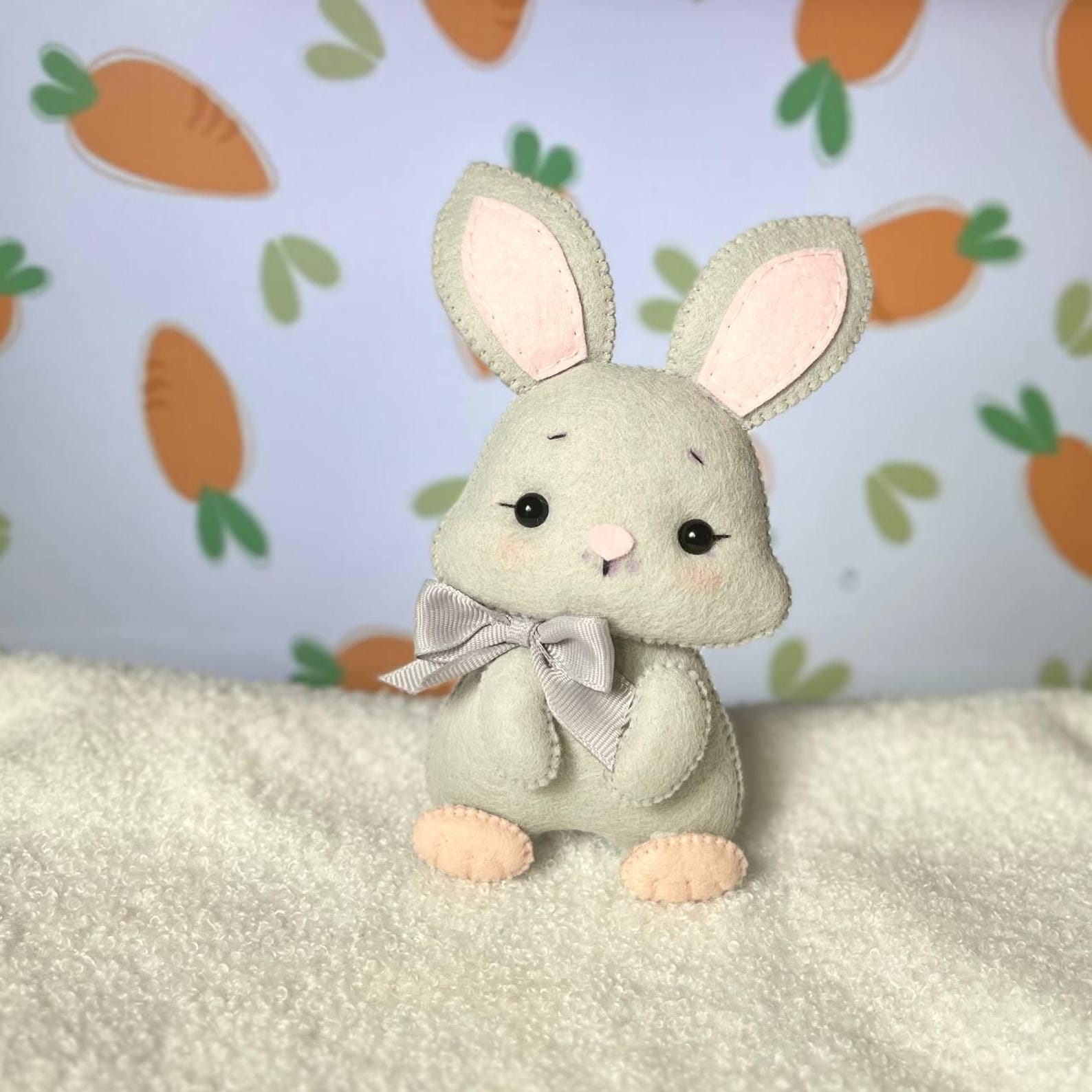 Bunny Felt Pattern/ Easter Bunny Pattern/ Bunny PDF - Etsy