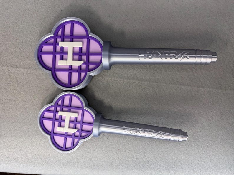 K-pop Demon Hunters Huntrix Light Wand – 12", 10" or 7" | Silver ...