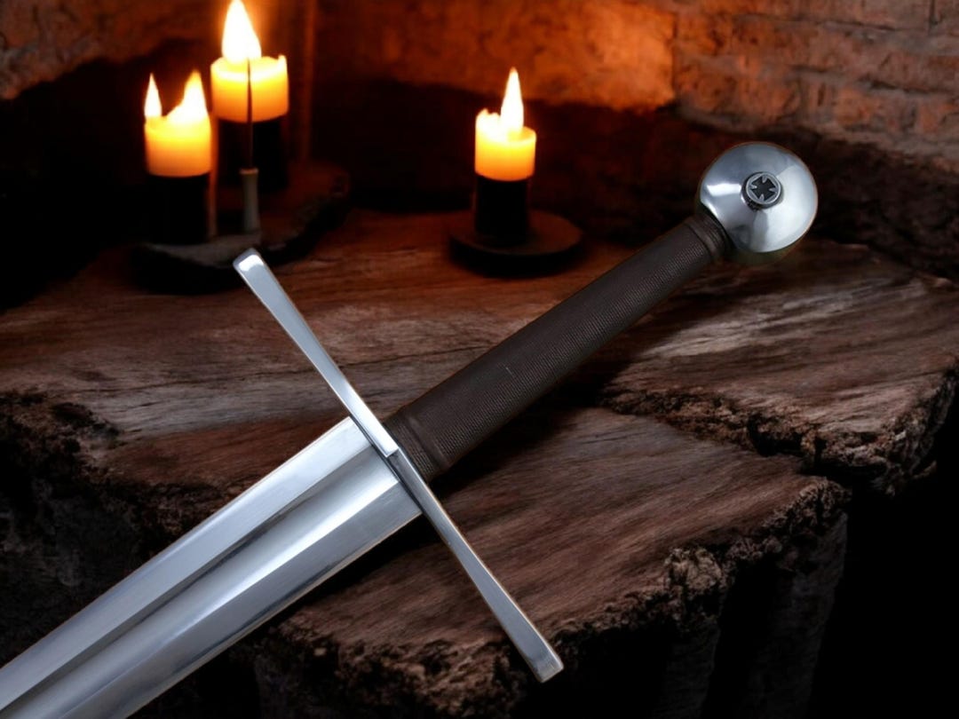 Hand-forged Crusader Sword, Templar Sword, Medieval Longsword, Father’s ...