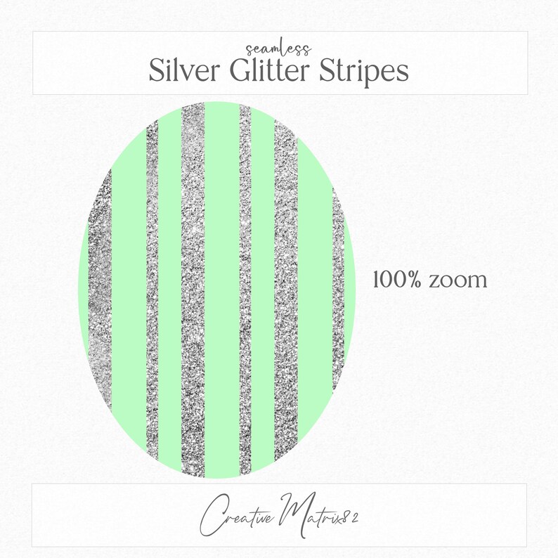 Pastel Backgrounds Silver Glitter Stripes | Seamless Digital Paper ...