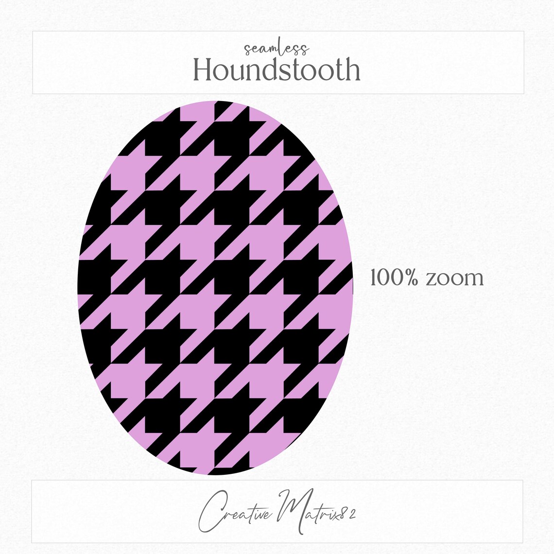 Houndstooth Seamless Patterns Digital Paper – 30 Black Pattern ...