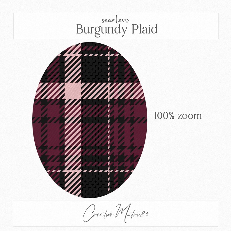 Burgundy Plaid Digital Paper | Tartan Seamless Pattern | Wine Flannel ...