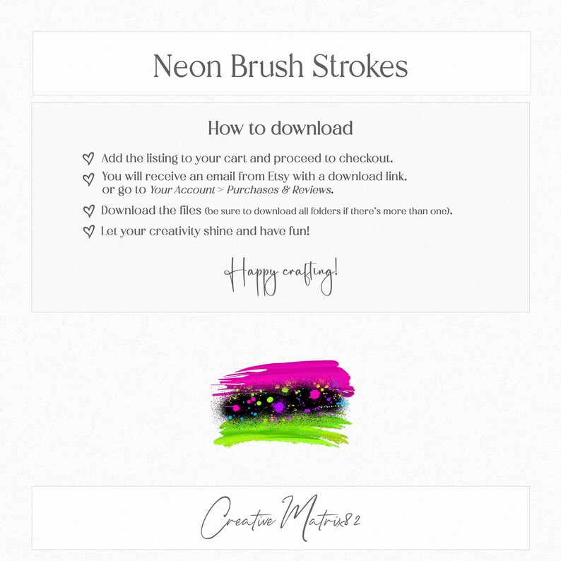 Neon Brush Strokes Clipart PNG | Colorful Paint Splatters Clip Art ...