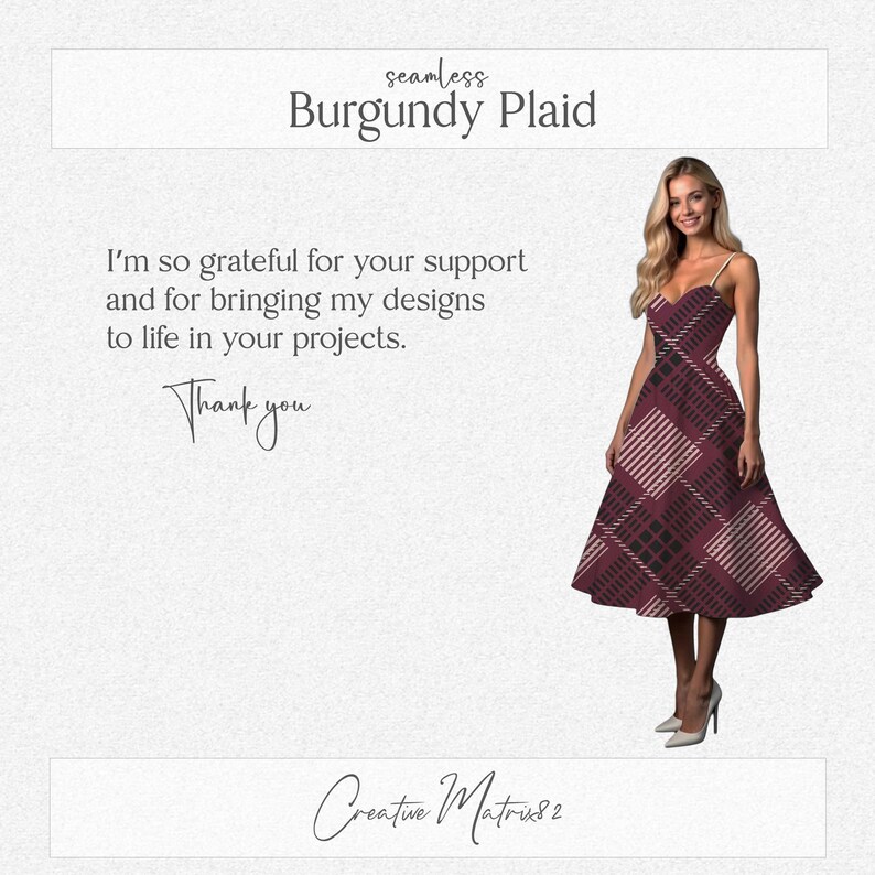 Burgundy Plaid Digital Paper | Tartan Seamless Pattern | Wine Flannel ...