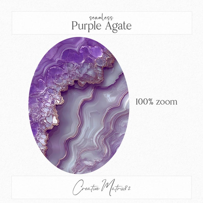Purple Agate Digital Paper Glamorous Marble Geode Textures Sparkling ...