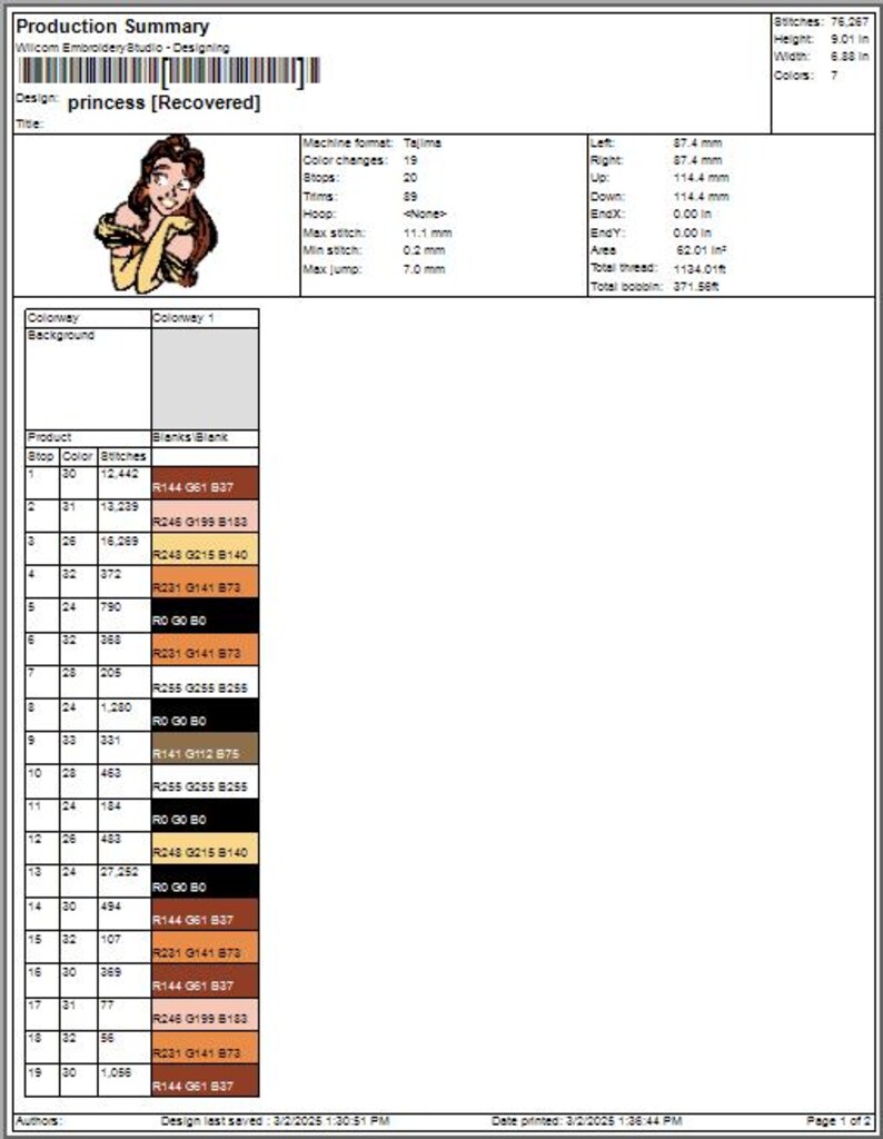 Princess Belle Embroidery Design: Beauty and the Beast (6 Sizes ...
