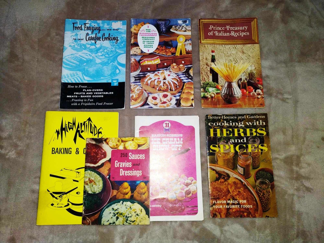 Dollar Vintage Cookbooks Food Freezing Baskin Robbins Ice Cream High ...