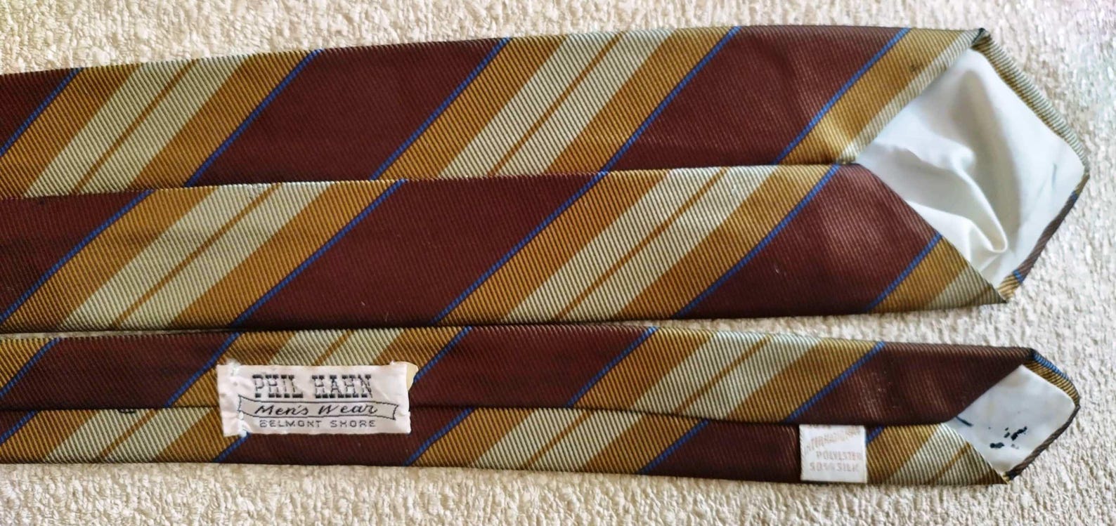 Mid Century Vintage Neckties Phil Hahn Men's Neck Wear Belmont Shore ...