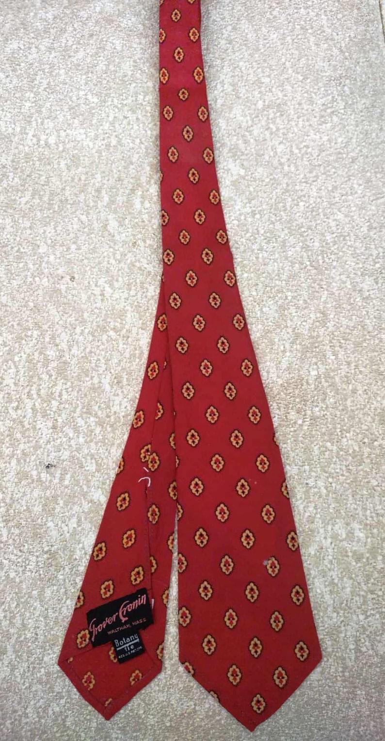Grover Cronin 1920's Tie 1930's Necktie Botany Men's - Etsy