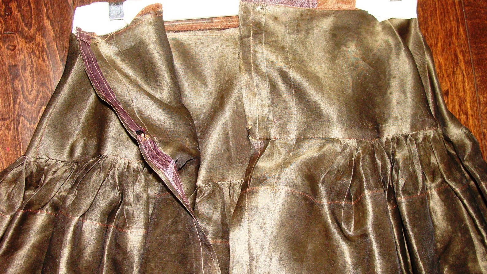 2 Pc Original Mid Century Brown Cream Bead Lace & Crinoline - Etsy