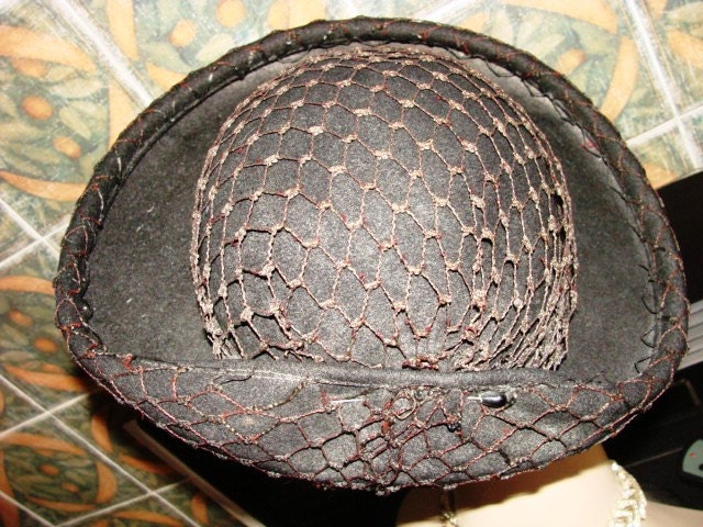 2 PC Royce Exclusive Vintage Black Net Covered Mid Century Hat - Etsy