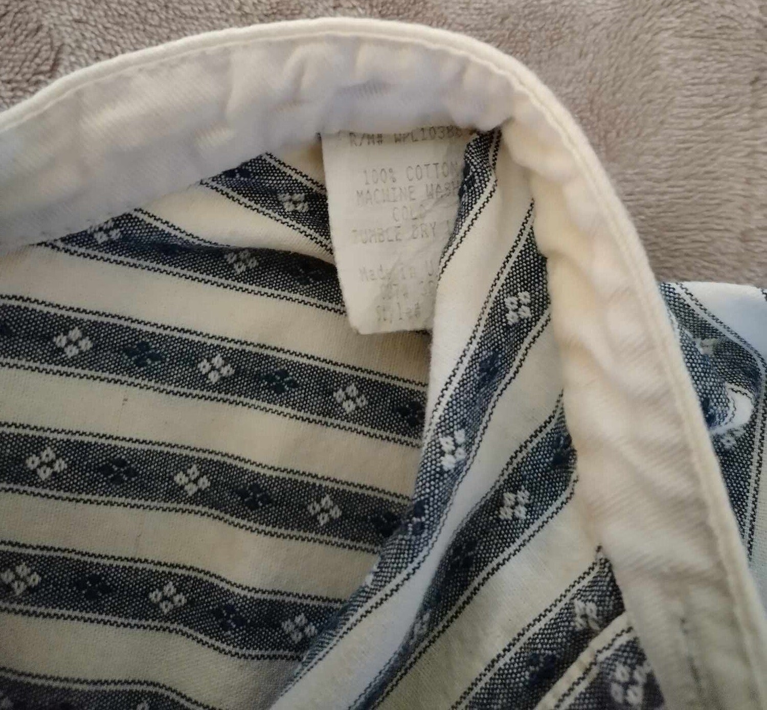 Wahmaker SAS Reproduction Old West Men's Shirt Cream White Stripe ...