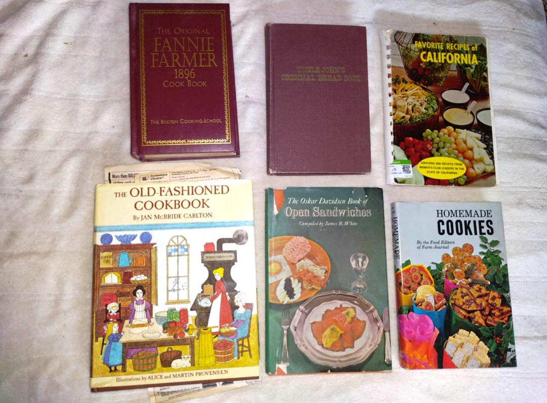 Fannie Farmer 1896 Old Fashioned Cookbook Favorite Recipes of ...