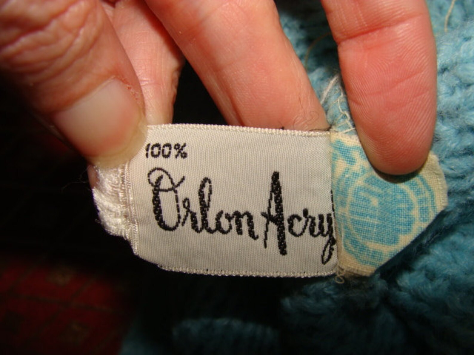 Vintage 100% Orlon Acrylic Union Sweater Pullover Powder Blue - Etsy