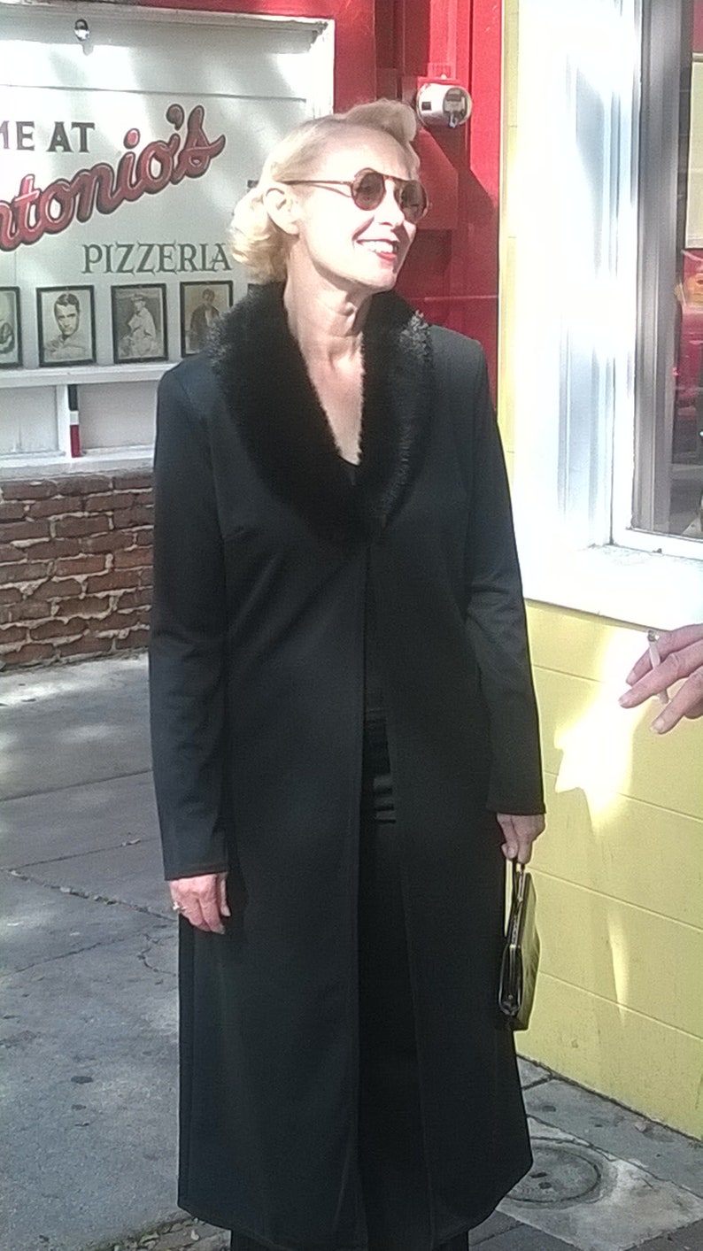 1930's Reproduction Trouser Jacket Set Black INDICATIONS Wide Leg ...