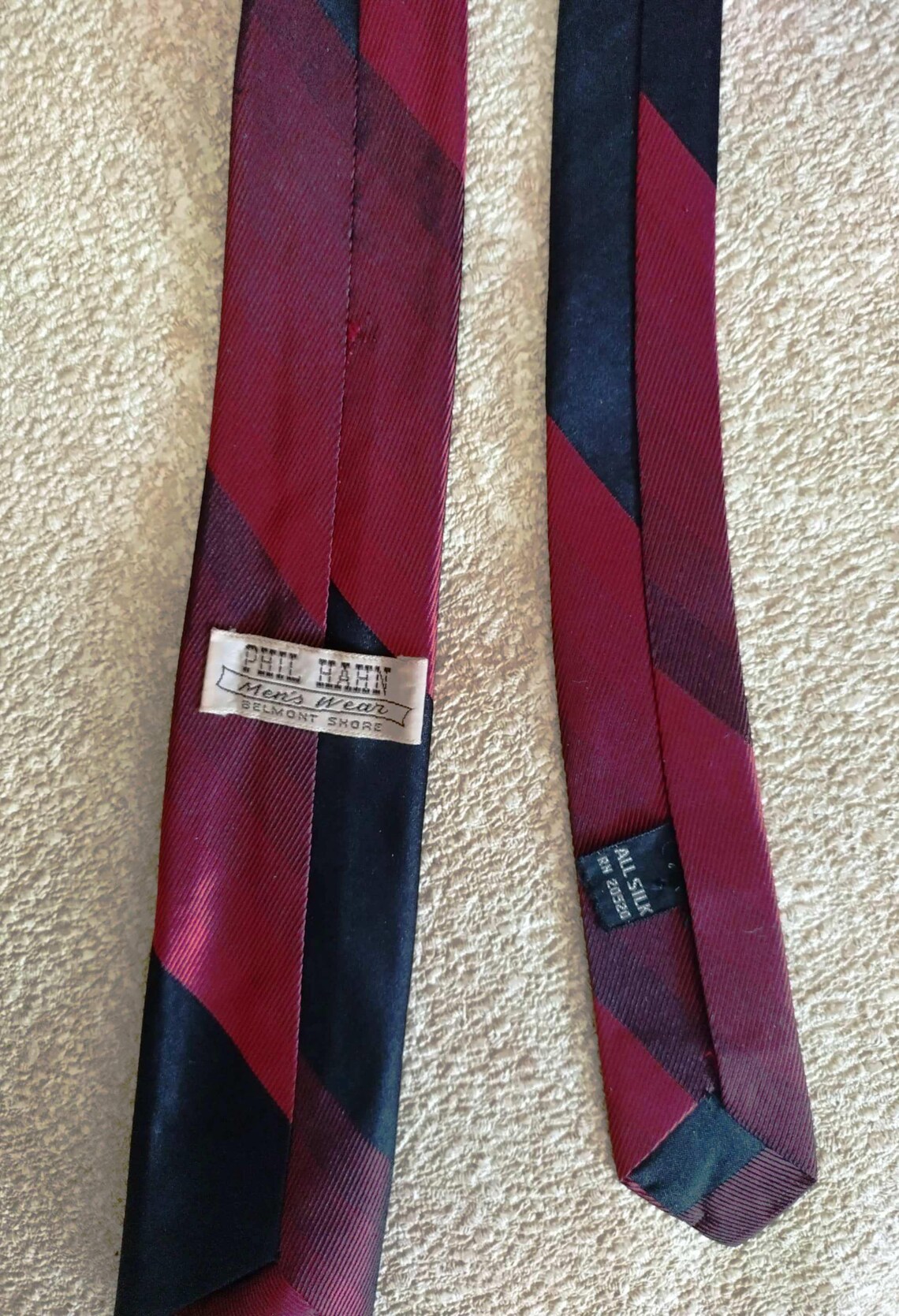 Mid Century Vintage Neckties Phil Hahn Men's Neck Wear Belmont Shore ...