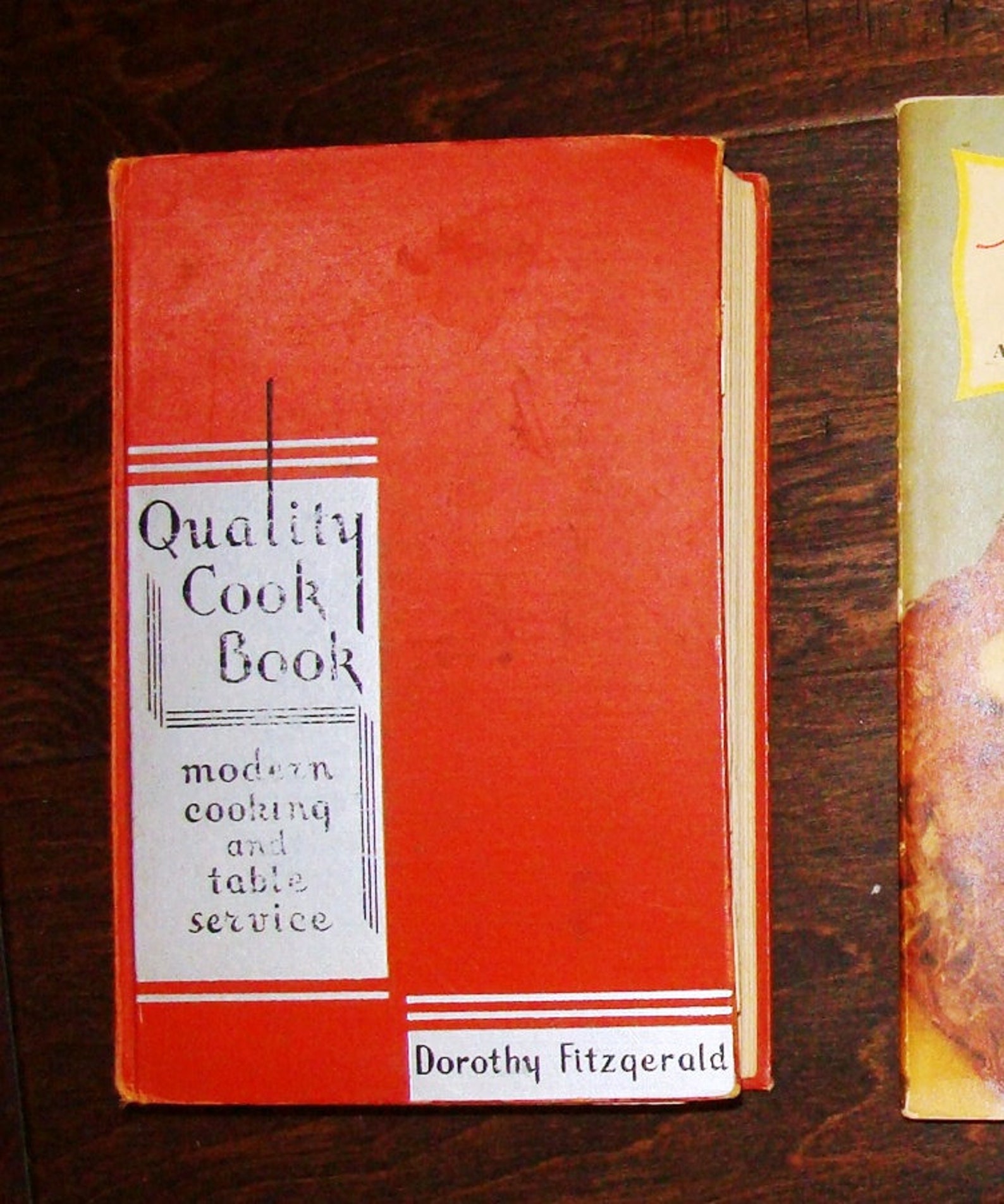 2 1930s Antique Cookbooks Quality Cook Book Modern Cooking - Etsy