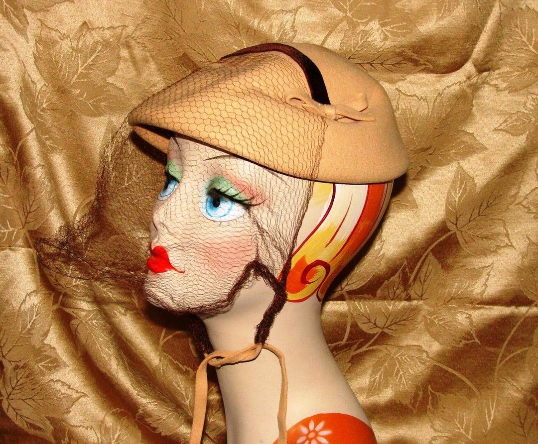 Merrimac Hat Corp 100% Wool Made in USA Autumn Tan Women's Fashion ...