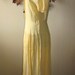 Vintage Mid Century Sheer Window Pane Yellow Sears Sucker Pucker Ladies ...