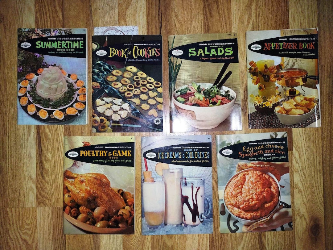 1 Good Housekeeping 1958 Cookbook Summer Cookies Desserts Empanadas ...