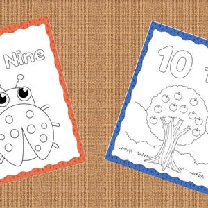 Number Tracing and Coloring Pages Bundle | Preschool Math Worksheets ...