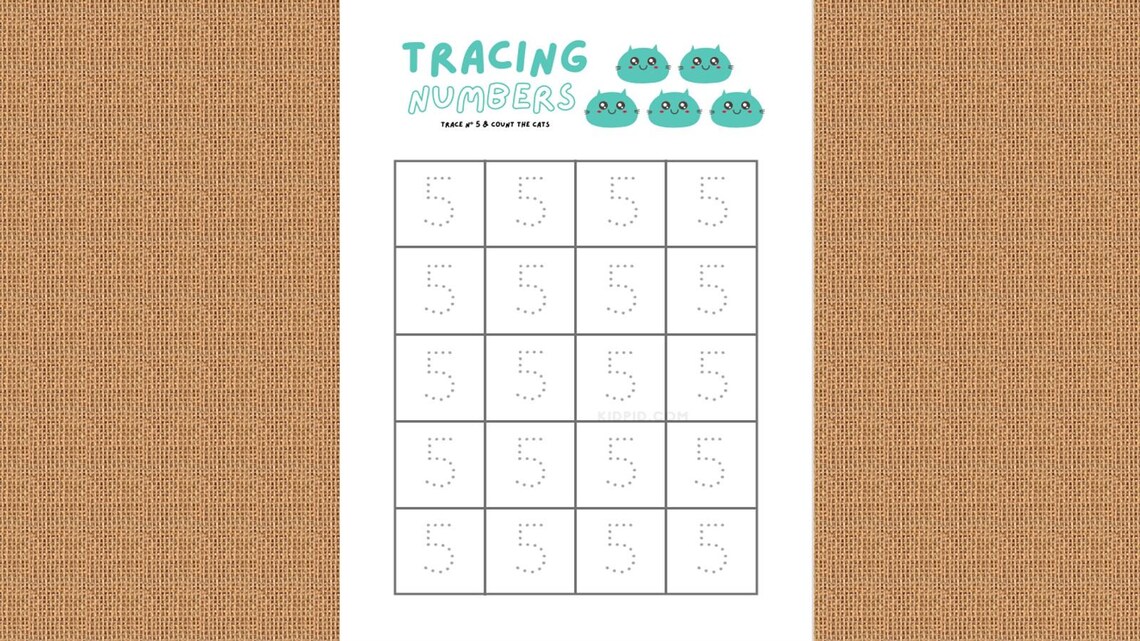 Number Tracing and Coloring Pages Bundle | Preschool Math Worksheets ...