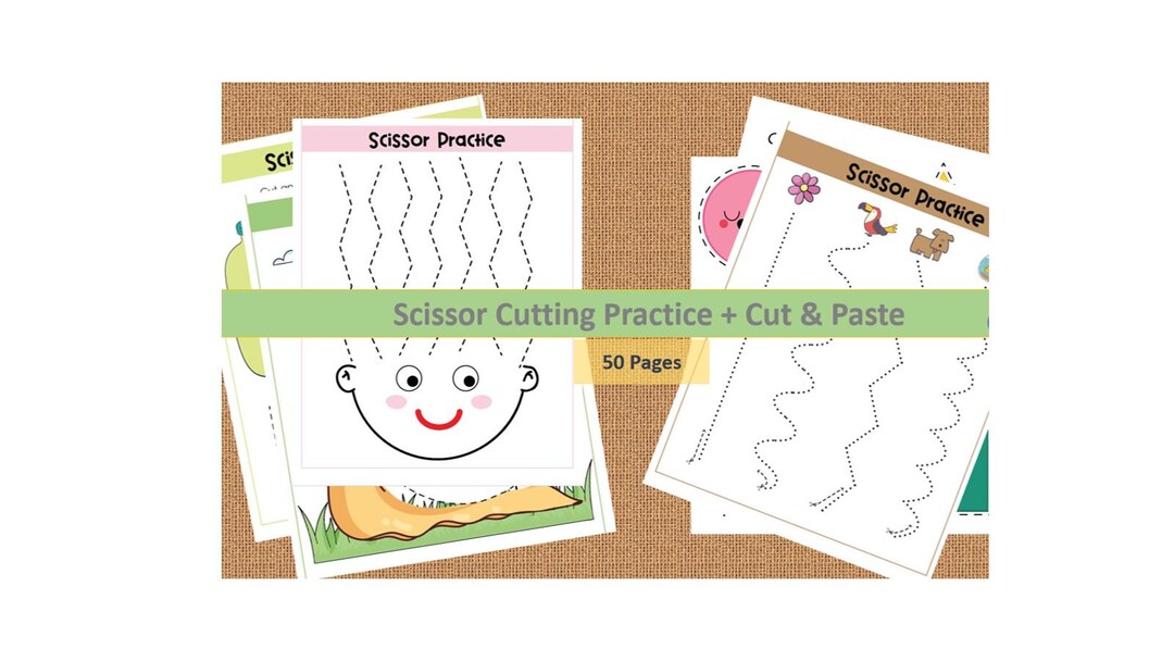 Scissor Skills for Kids | Cut and Paste Activities | Fine Motor Skills ...