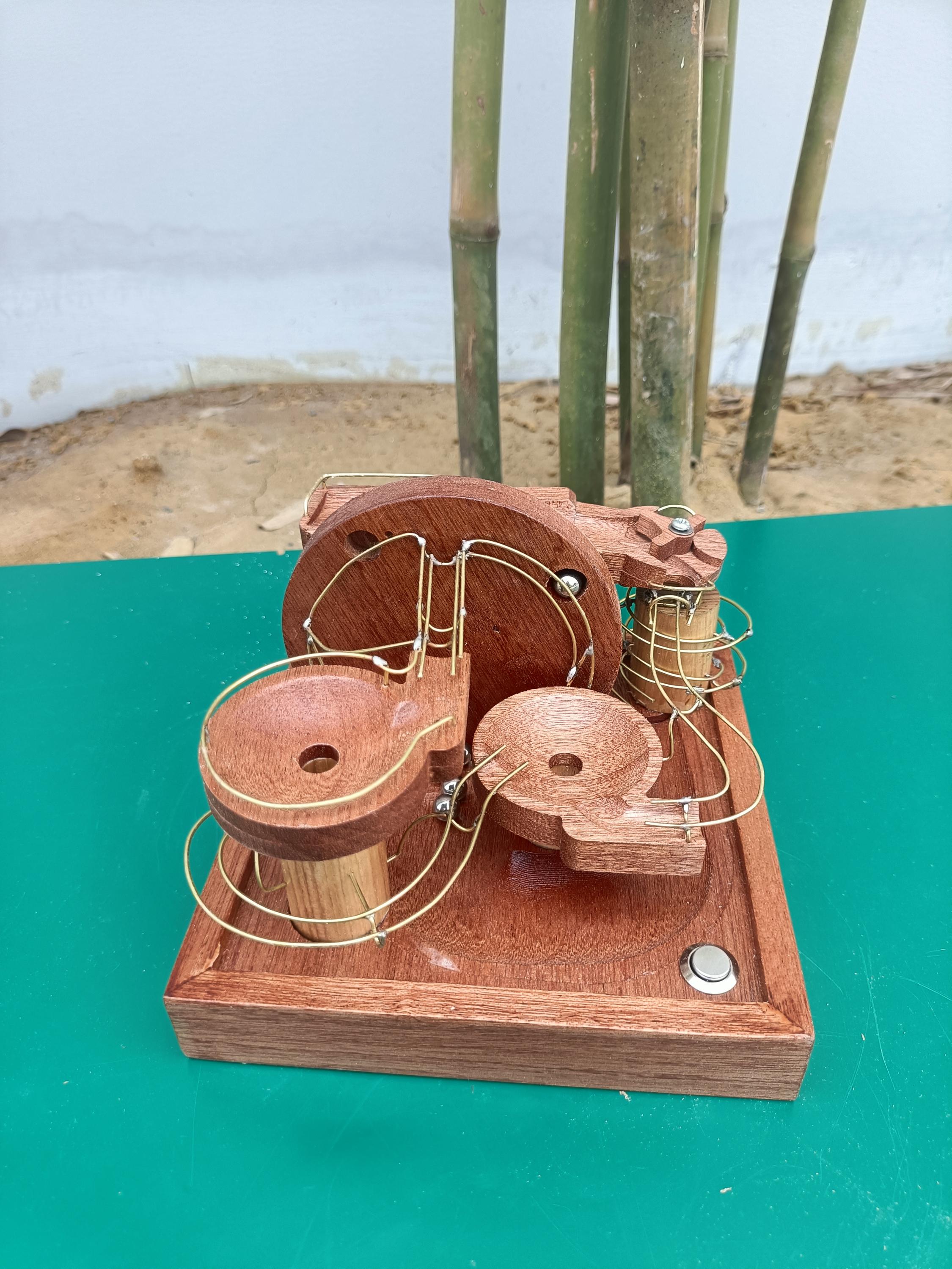 Handmade Wooden Marble Machine | DIY Rolling Ball Sculpture | Unique ...