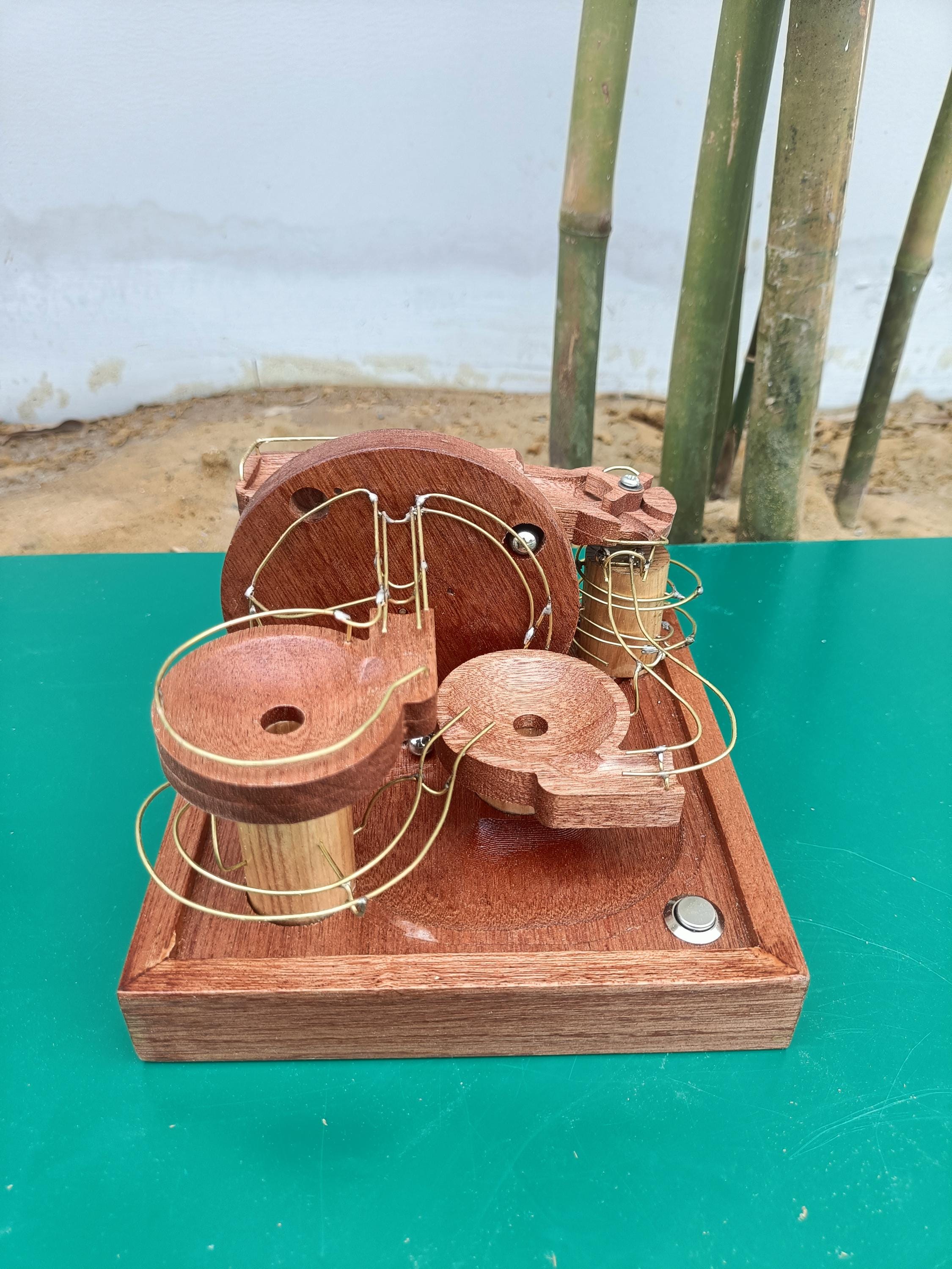 Handmade Wooden Marble Machine | DIY Rolling Ball Sculpture | Unique ...