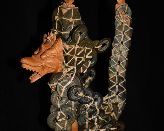 Vintage 1960's Balinese Dragon Coin Statue From Indonesia - Etsy