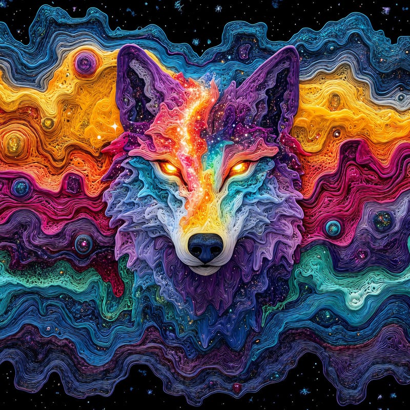 Wolf Poster - Etsy