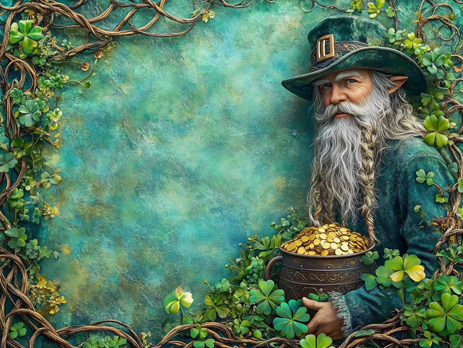 Magical Leprechaun Print Set - 5 Digital Downloads Irish Fantasy Wall ...
